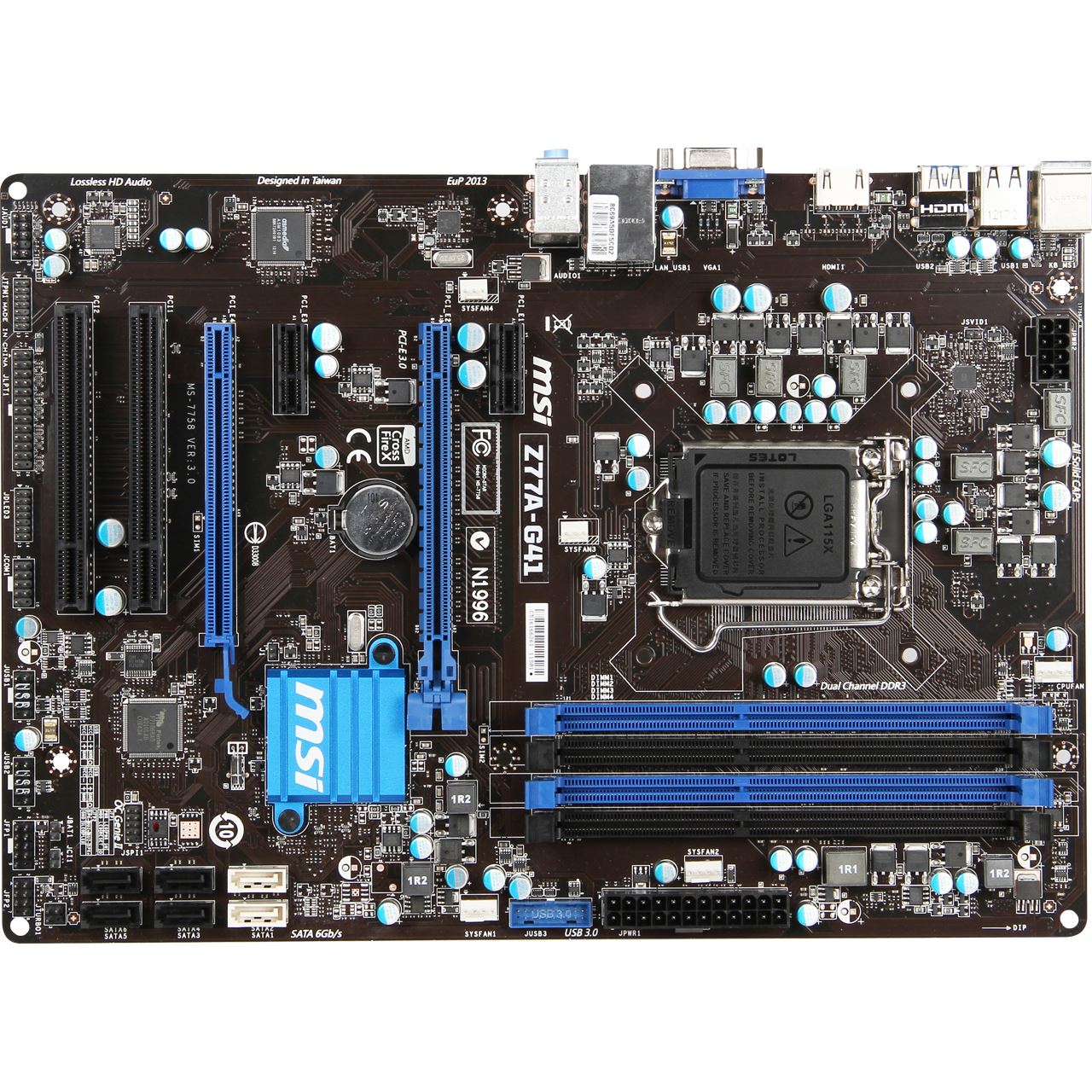 MSI Z77A-G41 Intel Z77 So.1155 Dual Channel DDR3 ATX Retail - INTEL ...